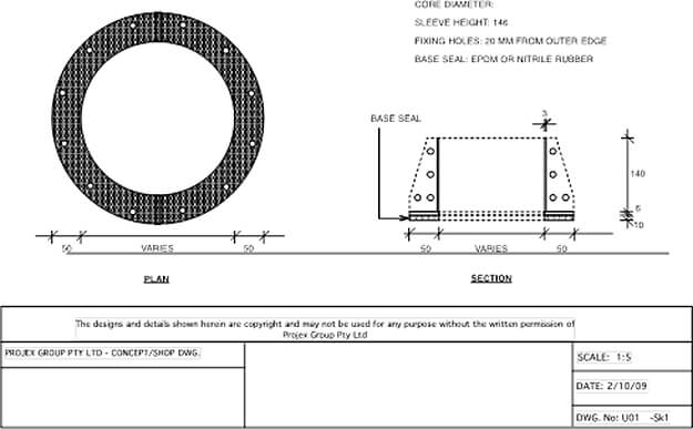 External Divided Sleeves Technical Information - Projex